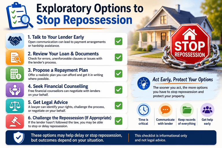 How to Stop Repossession of Your Home In Queensland - Stonegate Legal